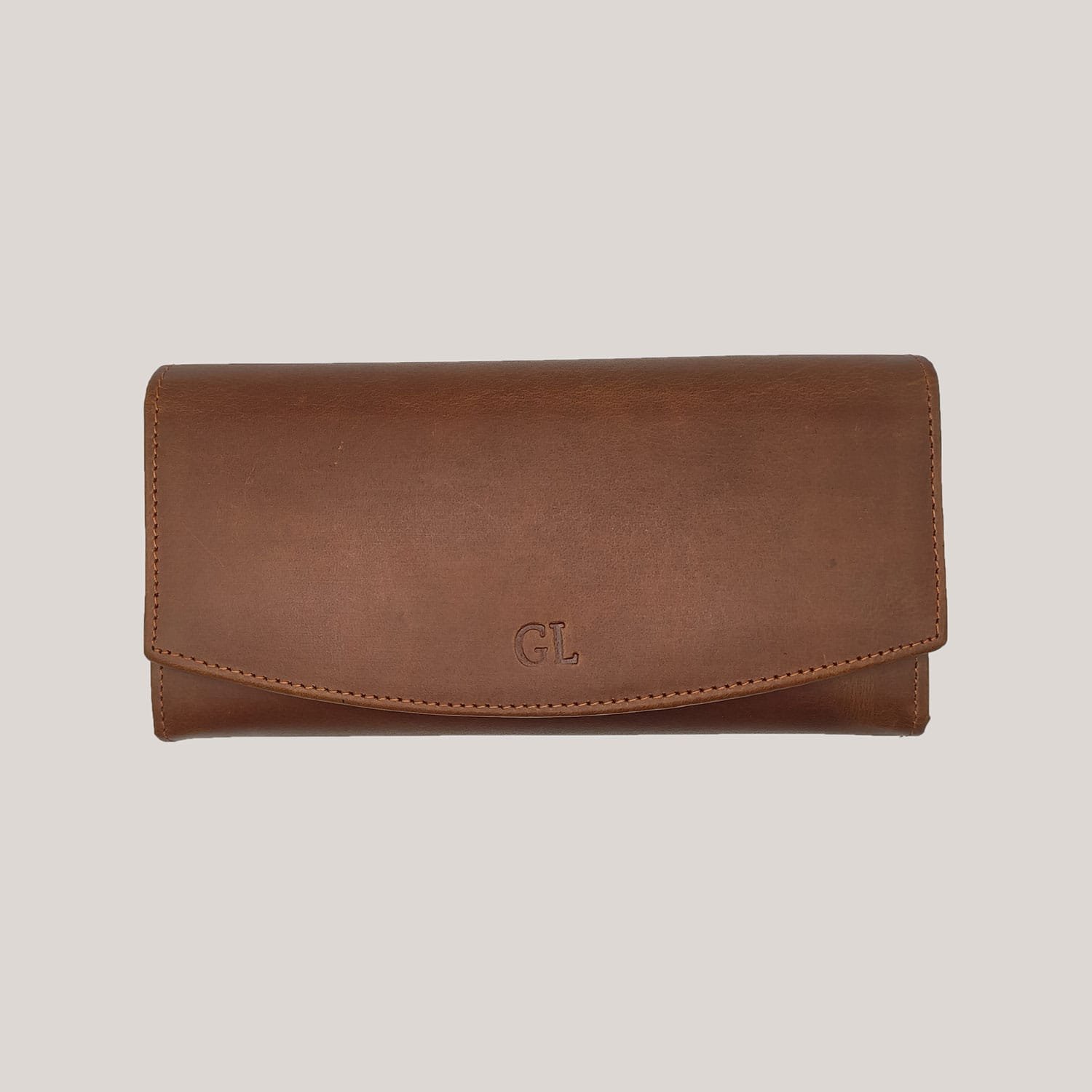 Odinė piniginė Genuine Leather - ruda | Lekalas.lt